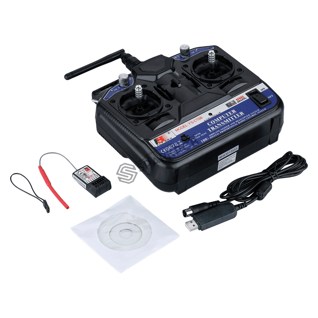 Fly Sky FS-CT6B 6-Channel 2.4 Ghz Transmitter and Receiver ...