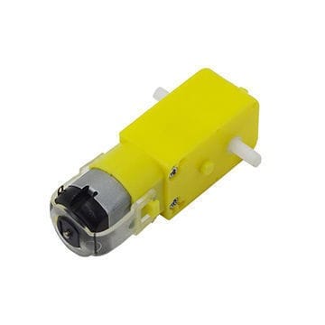 100 RPM Dual Shaft BO Motor - Straight - ComponentsTree.com