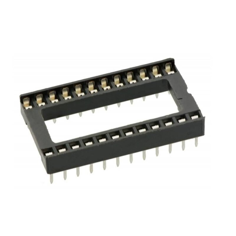 (Pack of 2) 24 Pin IC Base Socket Wide DIP 2.54mm Pitch ...