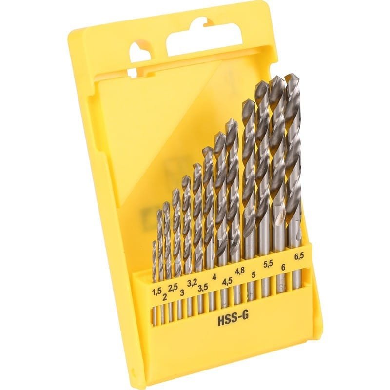 Drill Bits Set 1.5mm to 6.5mm - ComponentsTree.com