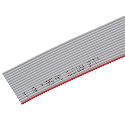 Gray Colour Flat Ribbon Cable 16 Core – 1 Meter - ComponentsTree.com