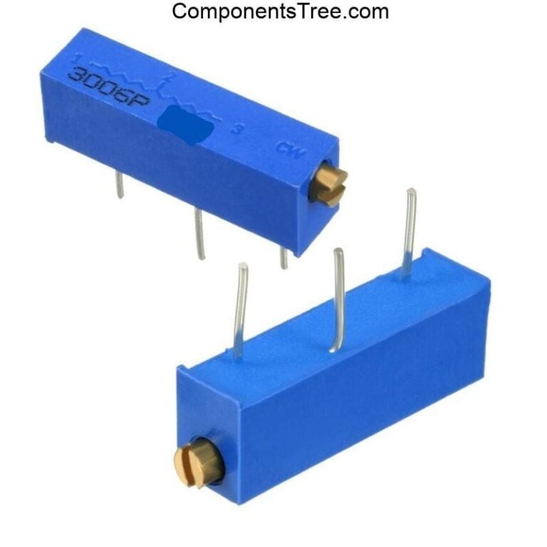 10 ohm (100) 3006P Trimpot Potentiometer - ComponentsTree.com