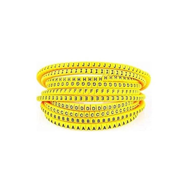 Cable Wire Marker Ferrules (A-Z Alphabets) each 100 Numbers ...